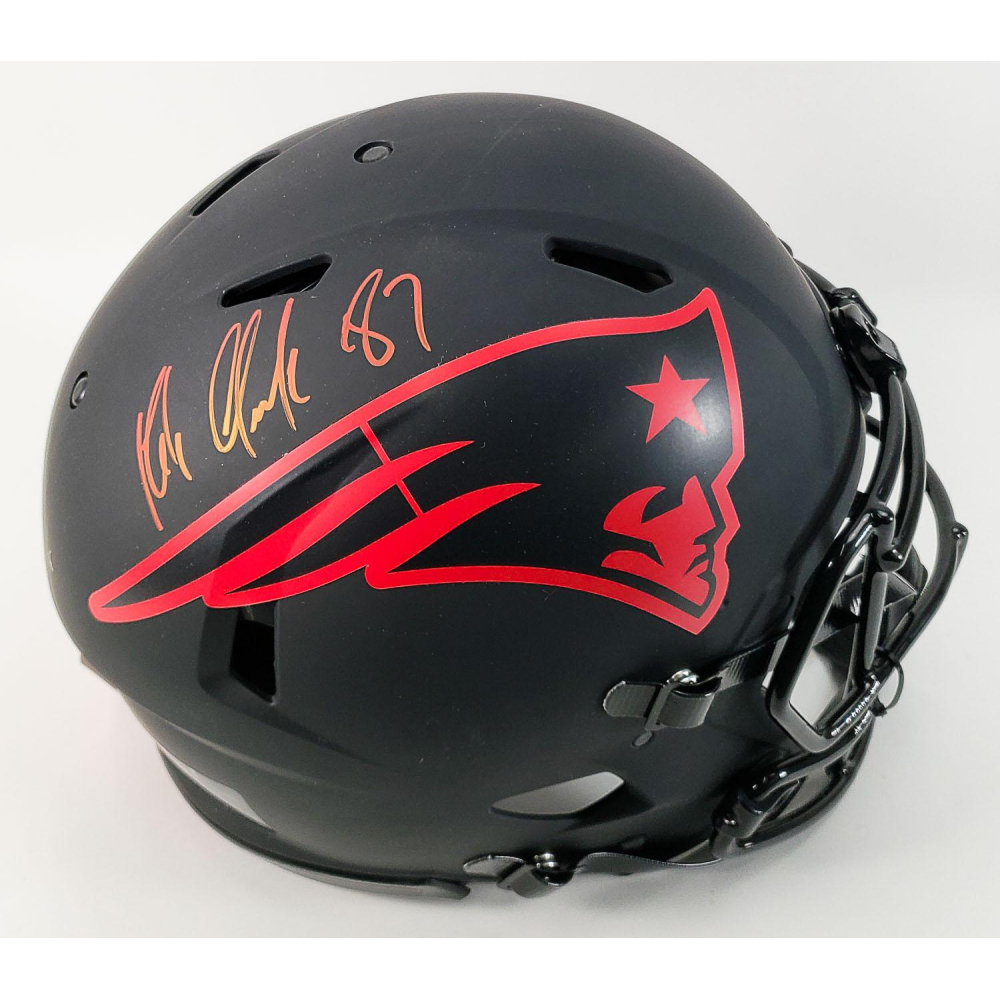 Authentic Helmet: Rob Gronkowski Signed Full Size New England Patriots ...