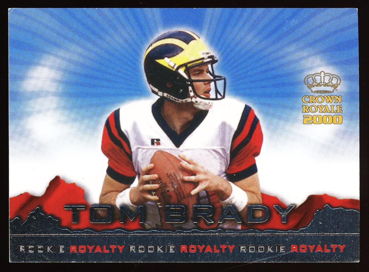 Tom Brady 2000 Pacific Crown Royale Rookie Royalty Card #2 | Auction of ...
