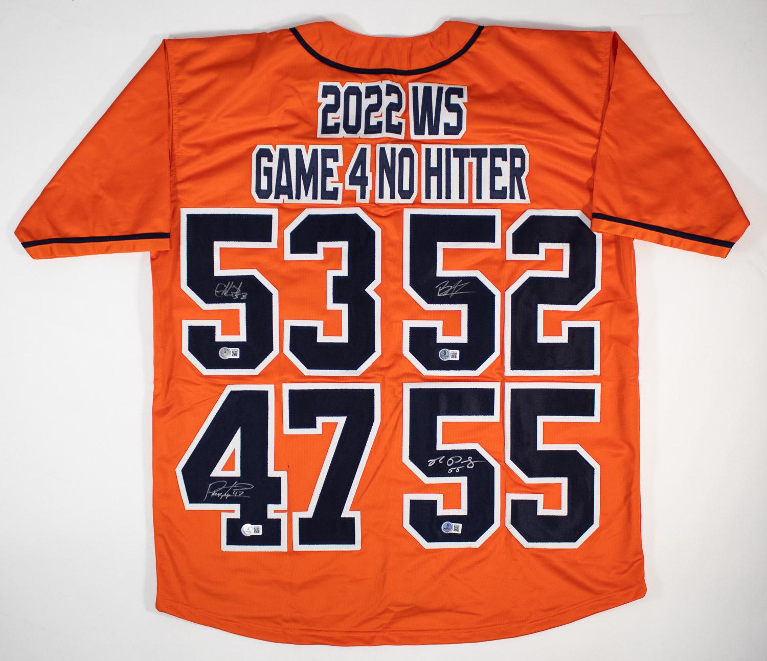 Cristian Javier, Bryan Abreu, Rafael Montero & Ryan Pressly Signed ...