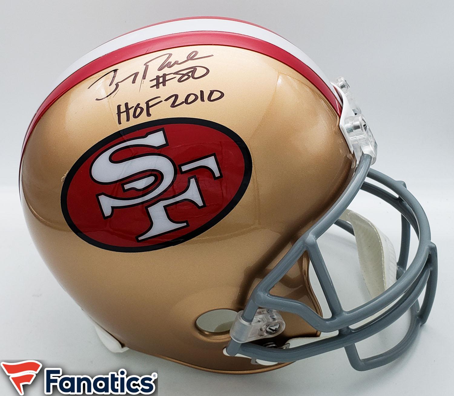 Jerry Rice "HOF 2010" Signed Full Size Replica San Francisco 49ers ...