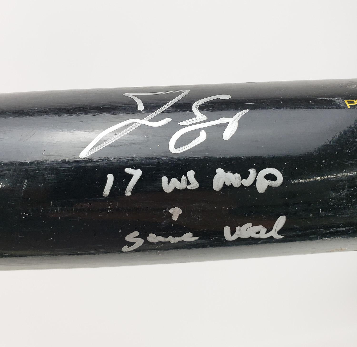 George Springer "Game Used" & "17 WS MVP" Signed Victus GAME USED ...