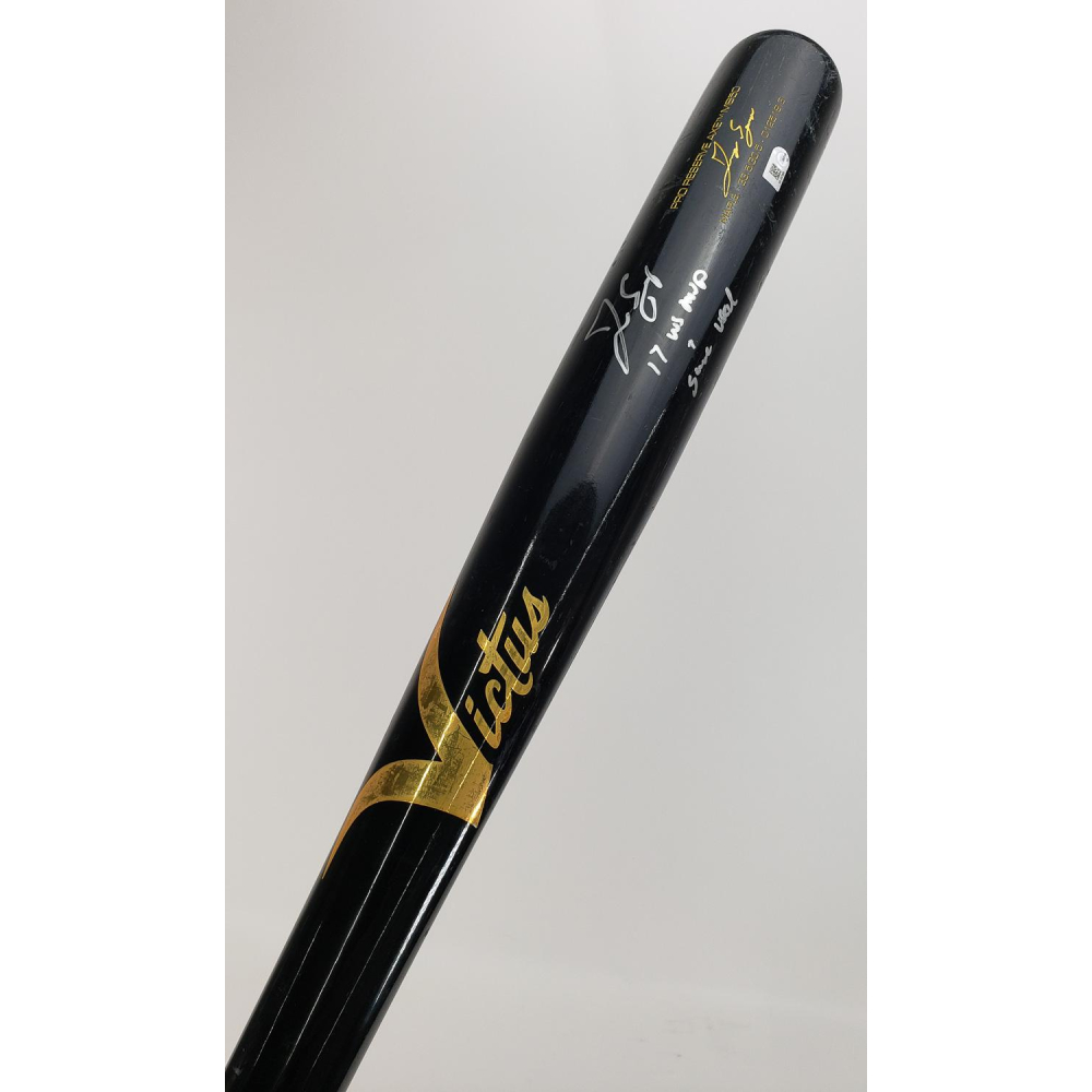 George Springer "Game Used" & "17 WS MVP" Signed Victus GAME USED ...