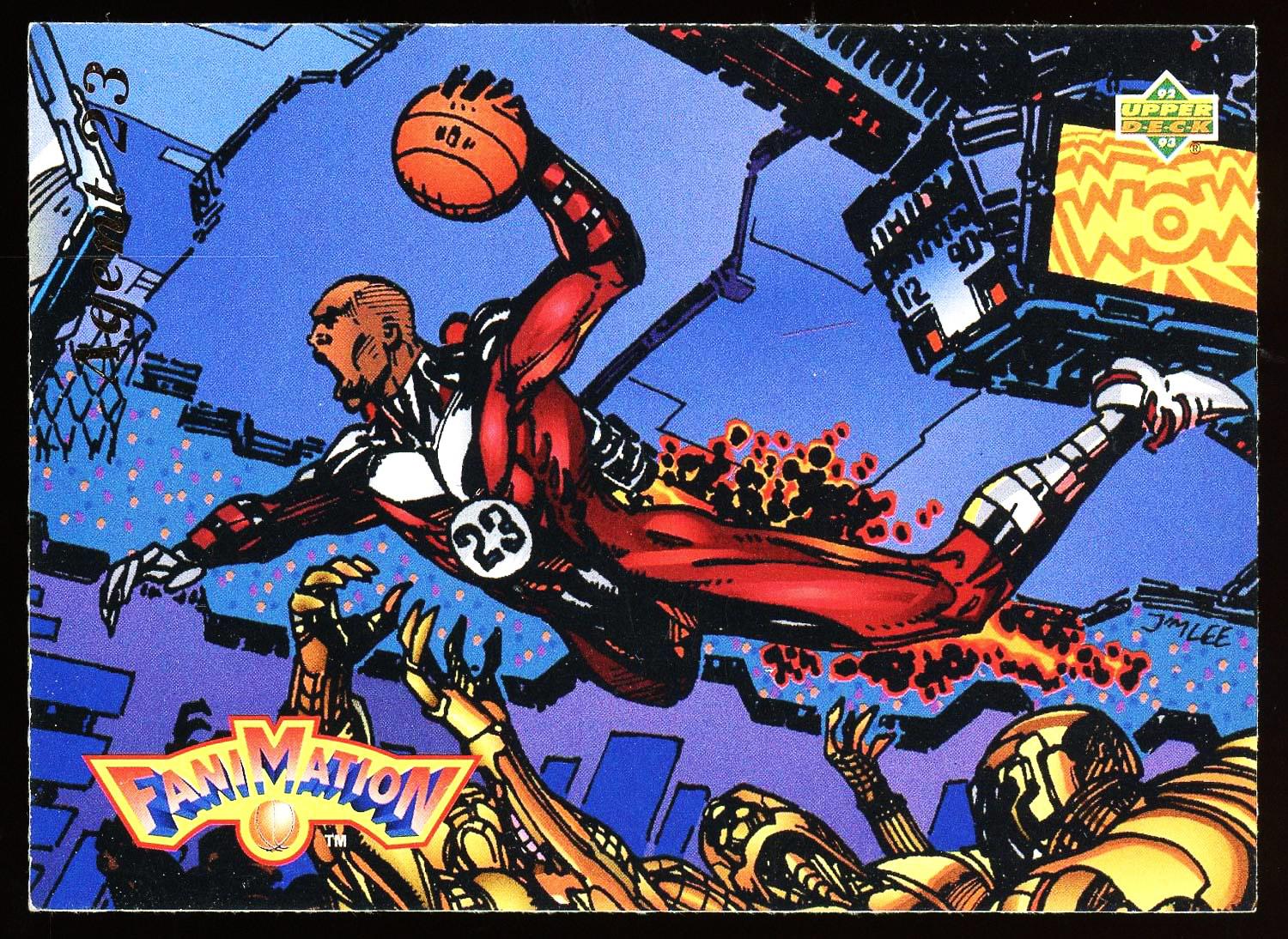 Michael Jordan 1992 Upper Deck Fanimation Agent 23 Card #506 | Auction ...
