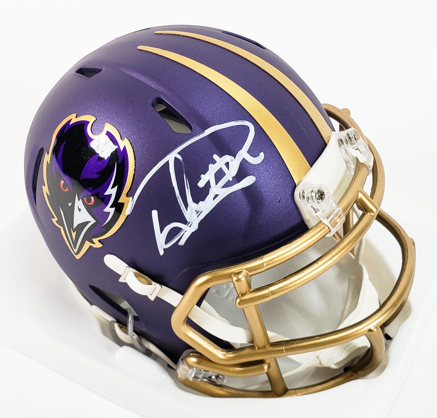 Derrick Henry Signed Baltimore Ravens Alternate Speed Mini Helmet ...