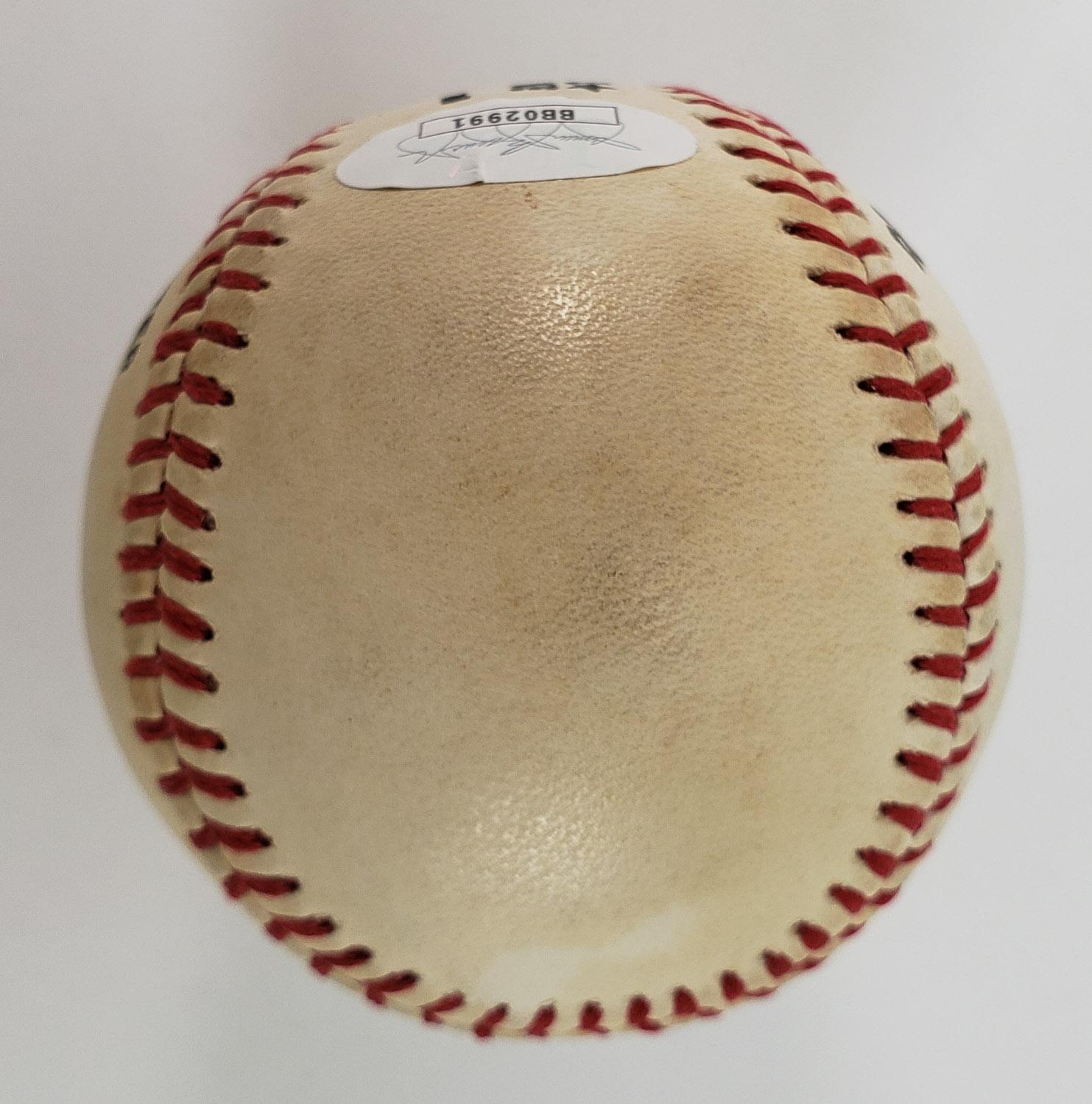 Mickey Mantle, Willie Mays & Hank Aaron Signed ONL Feeney Baseball (JSA ...