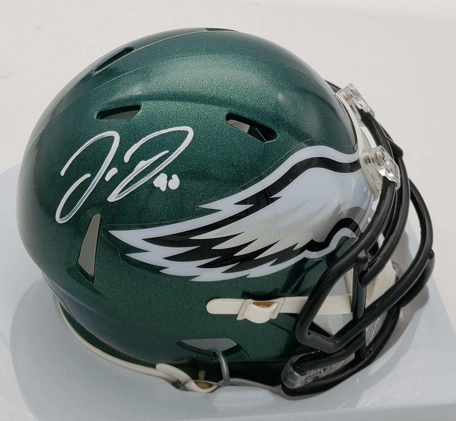 Jordan Davis Signed Philadelphia Eagles Speed Mini Helmet (JSA Witness Certified) | Auction of ...