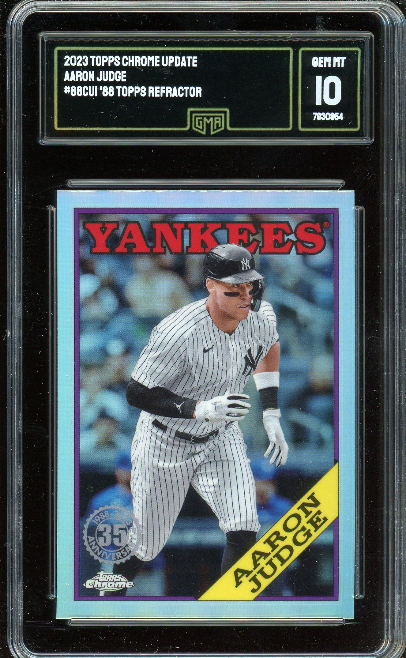 Aaron Judge 2023 Topps Chrome Update '88 Topps Refractor Card ...