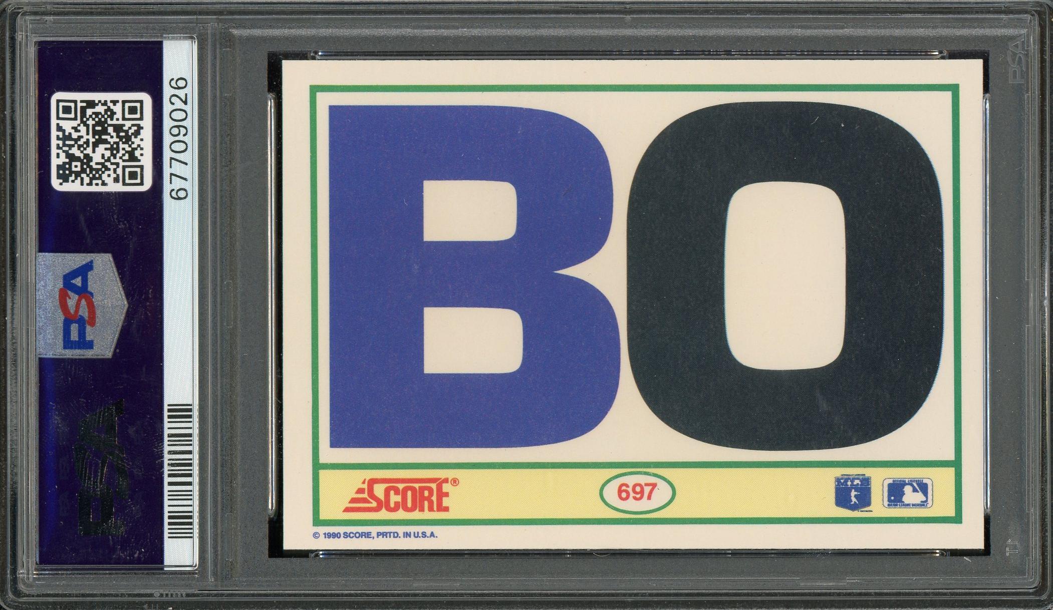 Bo Jackson 1990 Score Card #697 PSA Gem Mint 10! | Auction of Champions