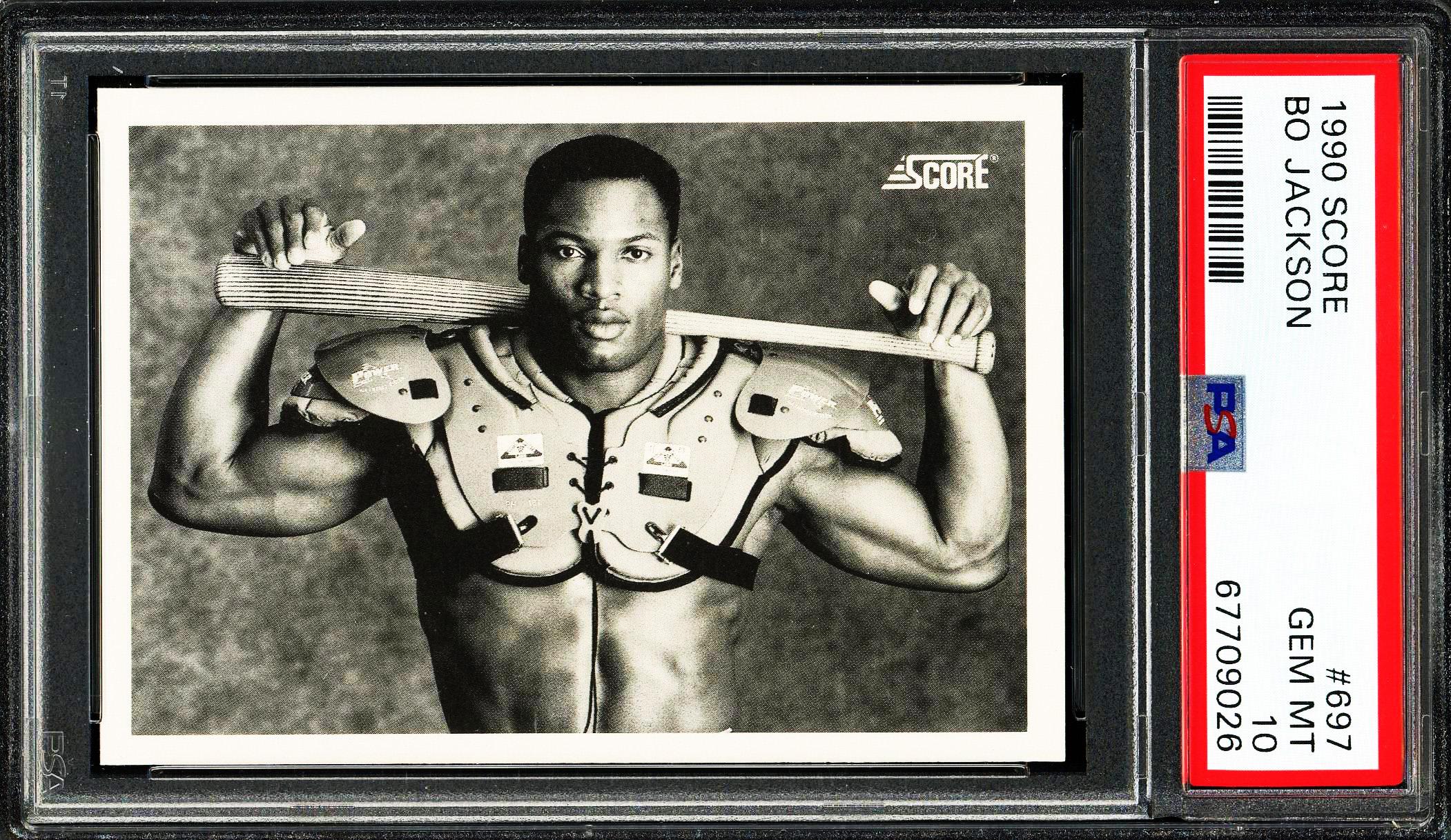 Bo Jackson 1990 Score Card #697 PSA Gem Mint 10! | Auction of Champions