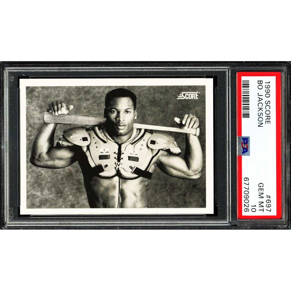 Bo Jackson 1990 Score Card #697 PSA Gem Mint 10! | Auction of Champions