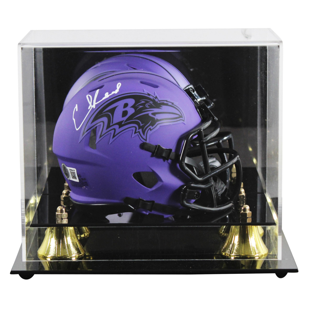 Ed Reed Signed Baltimore Ravens Rave Alternate Speed Mini Helmet w ...