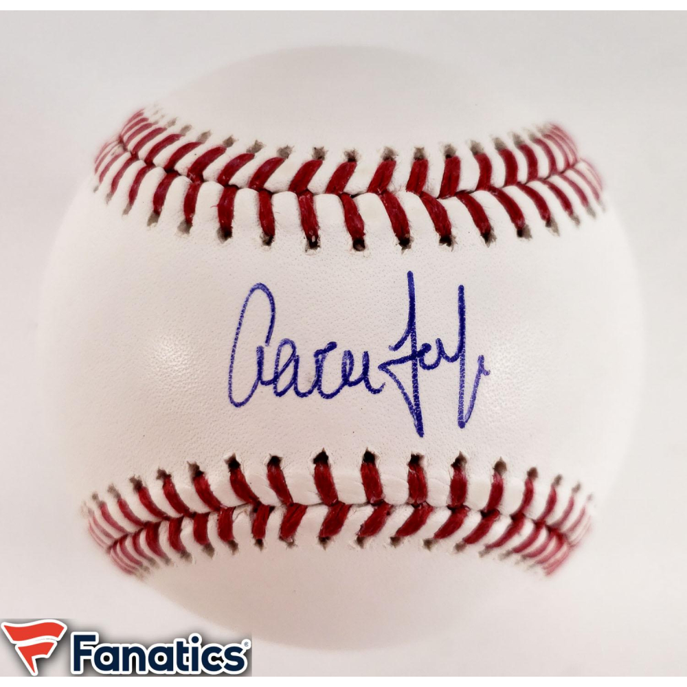 Aaron Judge Signed OML Baseball (Fanatics & MLB Certified) | Auction of ...