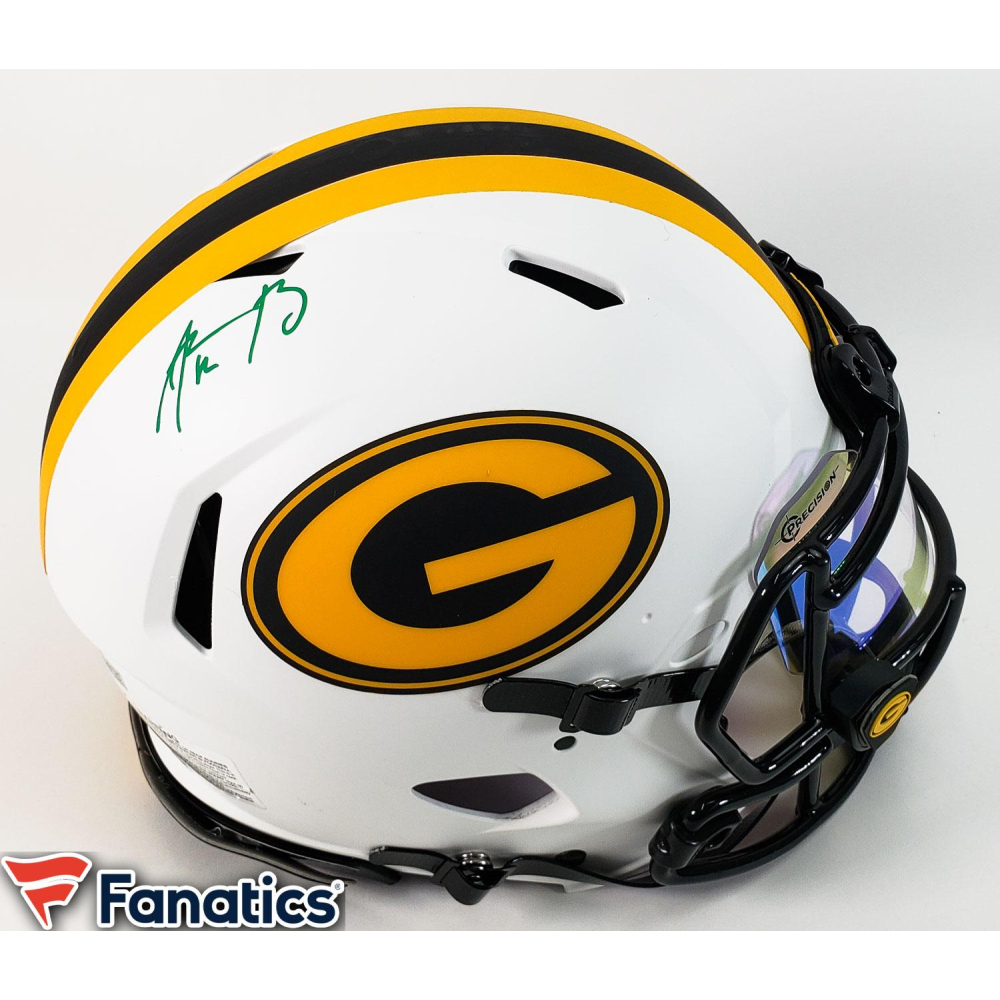 Authentic Helmet: Aaron Rodgers Signed Full Size Green Bay Packers ...