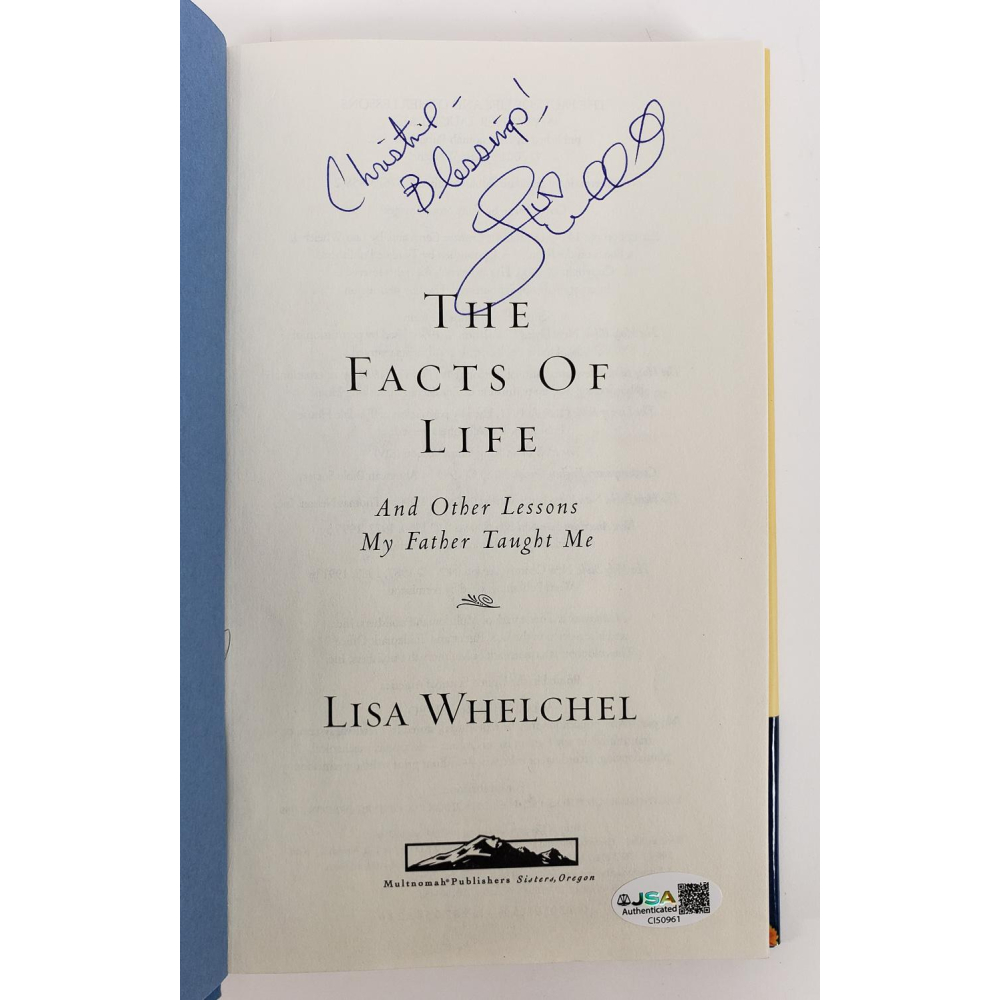 Lisa Whelchel Personalized & Signed 'The Facts of Life' Book (JSA COA ...