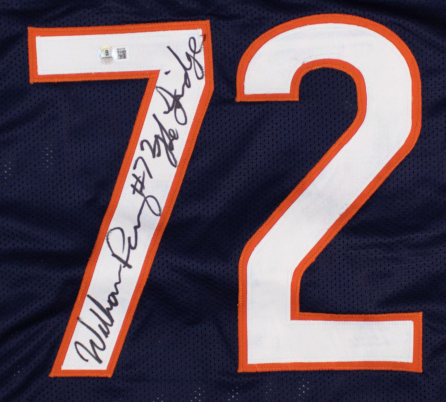 William Perry "The Fridge" Signed Chicago Bears Custom Jersey (Beckett ...