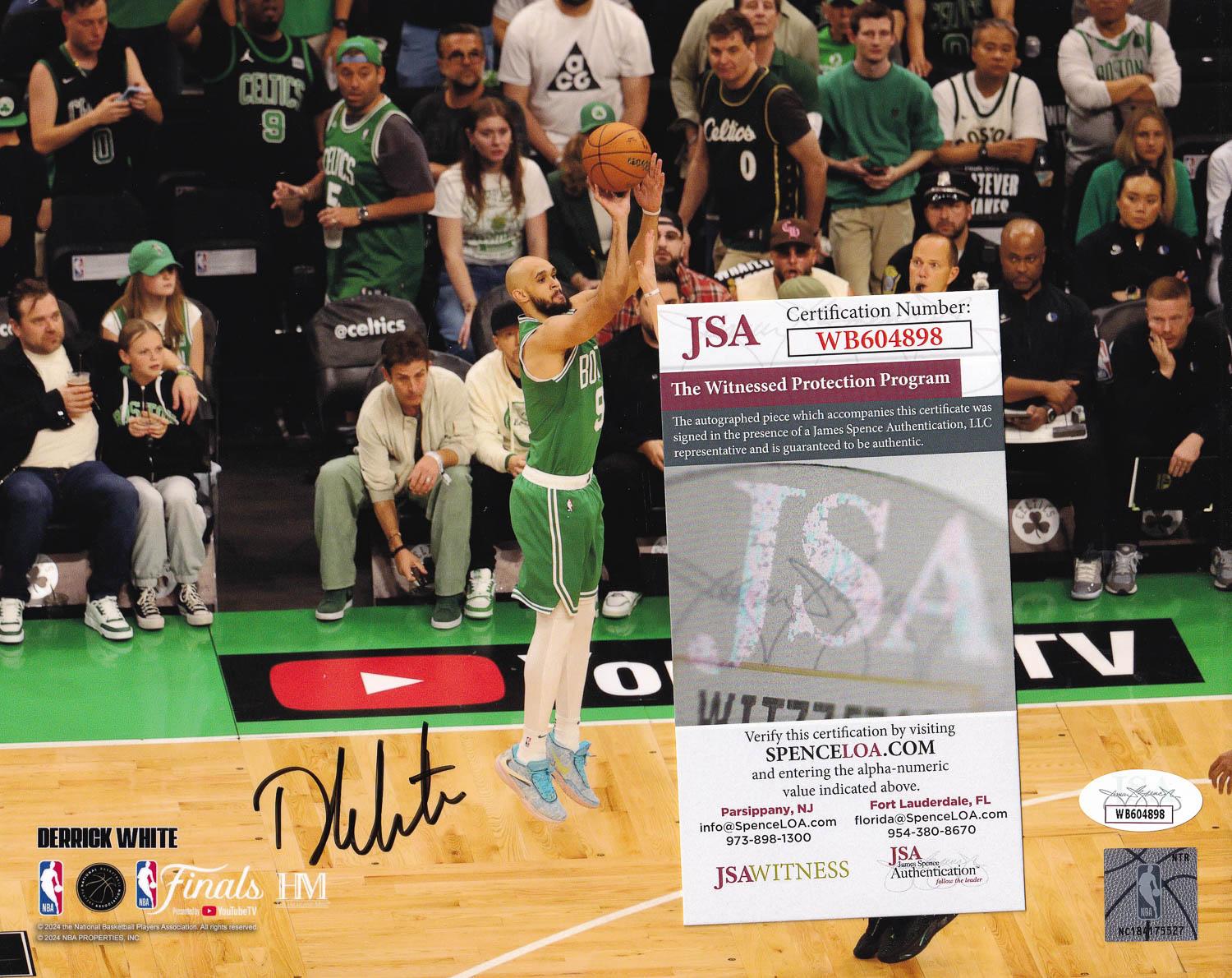 Derrick White Signed Boston Celtics 8x10 Photo (JSA Witness COA ...