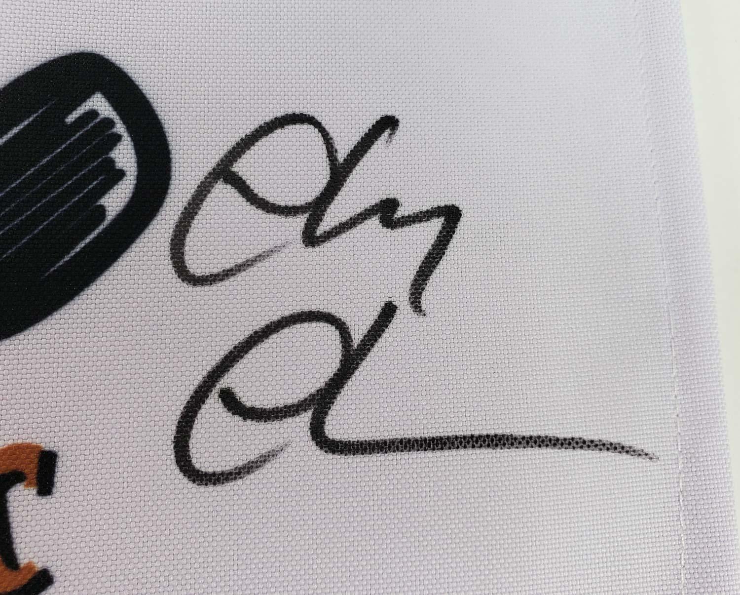 Chevy Chase Signed 'Caddyshack' Bushwood Country Club Golf Pin Flag ...