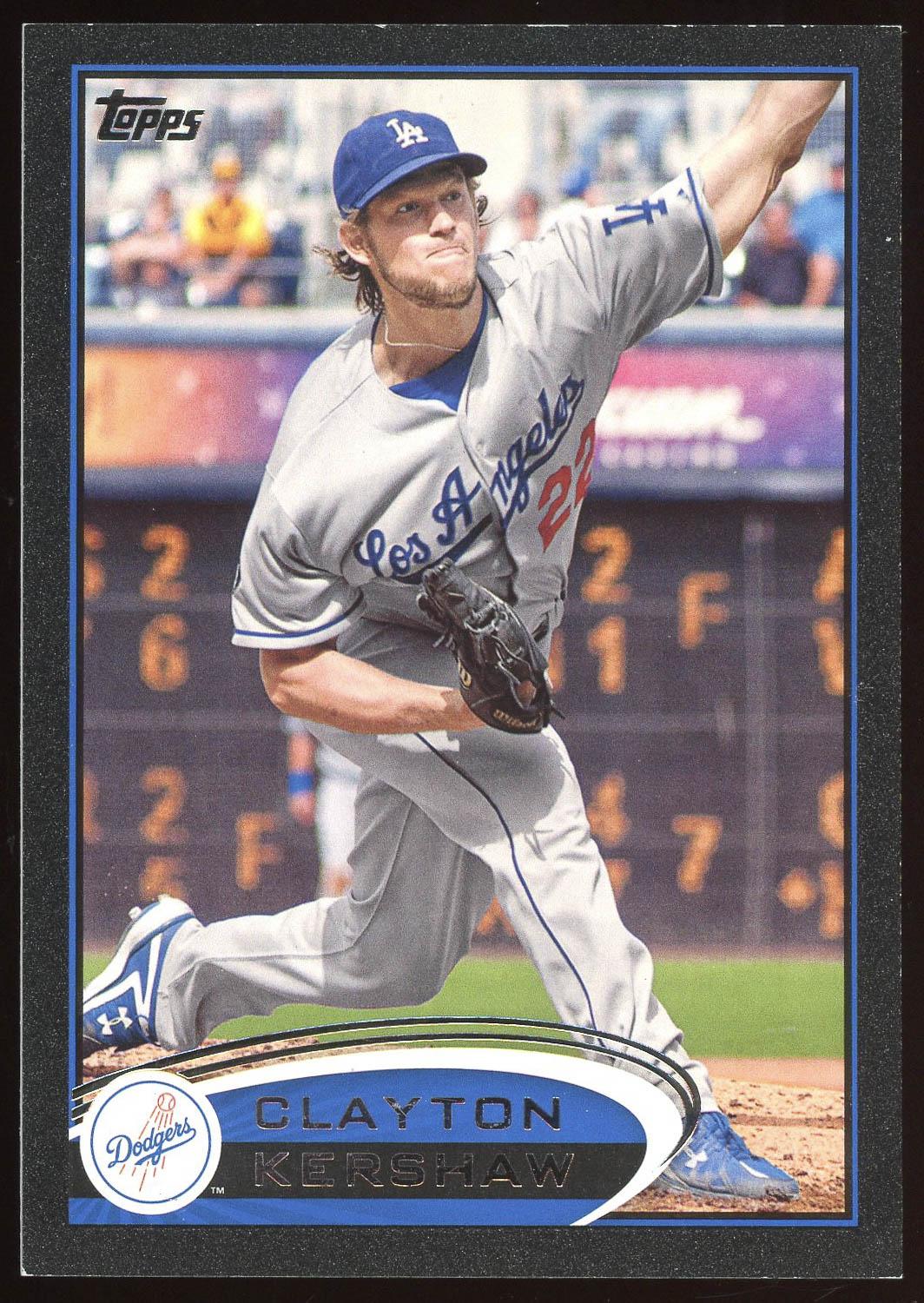 Clayton Kershaw 2012 Topps Black Card 60/61! | Auction of Champions