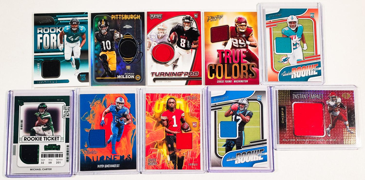 Lot of (10) Football Patch Cards | Auction of Champions