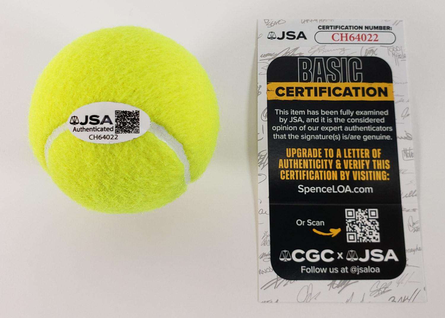 Novak Djokovic Signed Wilson US Open 3 Tennis Ball (JSA COA) | Auction ...