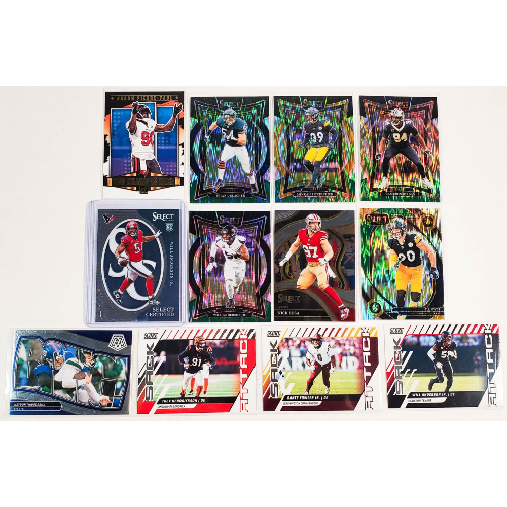 Lot of (12) Football Insert Cards | Auction of Champions