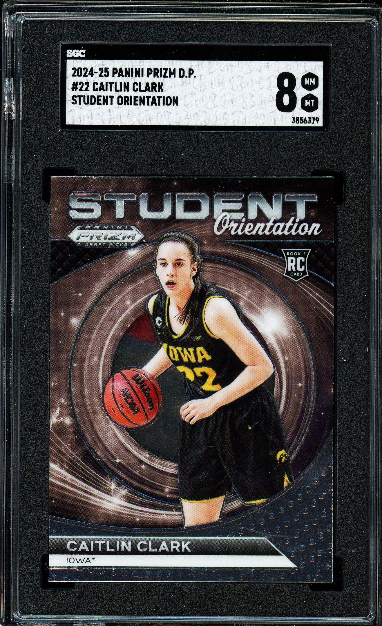 Caitlin Clark 2024 Panini Prizm Draft Picks Student Orientation Rookie ...