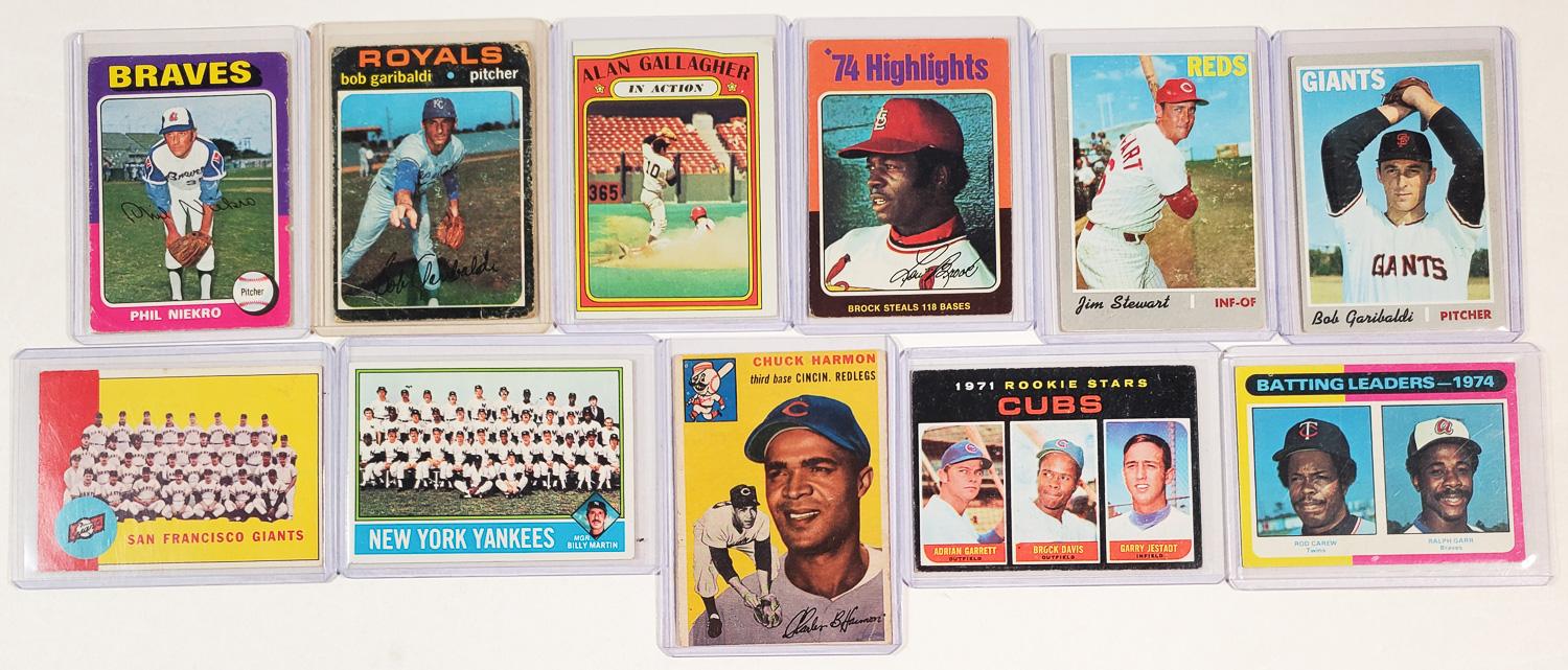 Lot of (11) Vintage Baseball Cards | Auction of Champions