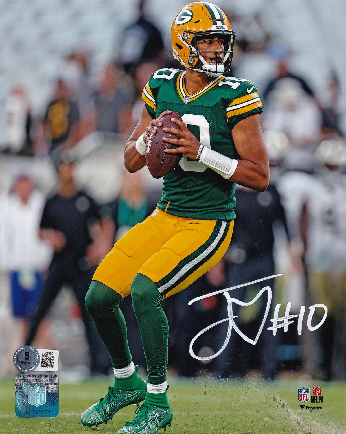 Jordan Love Signed Green Bay Packers 8x10 Photo (Beckett Certified ...