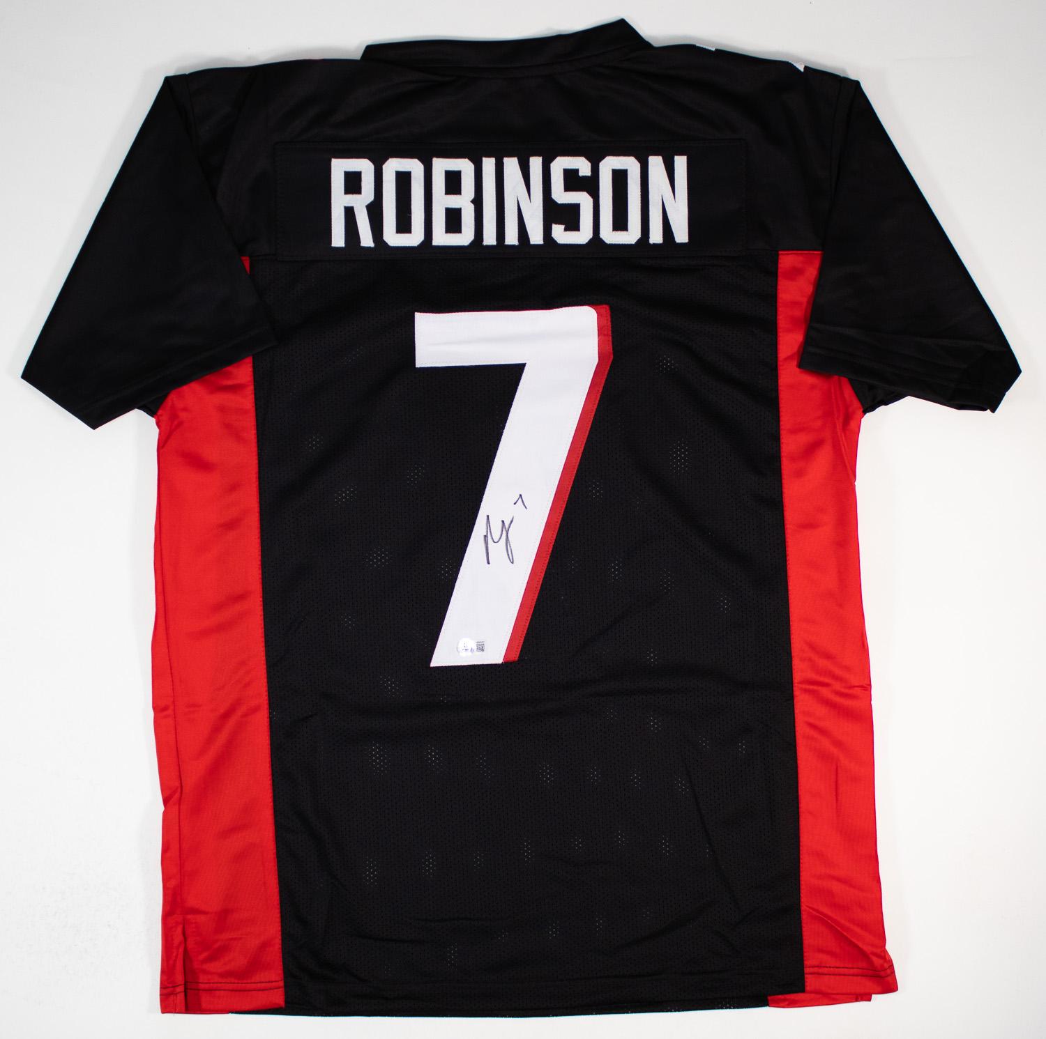 Bijan Robinson Signed Atlanta Falcons Custom Jersey (Beckett Witness ...