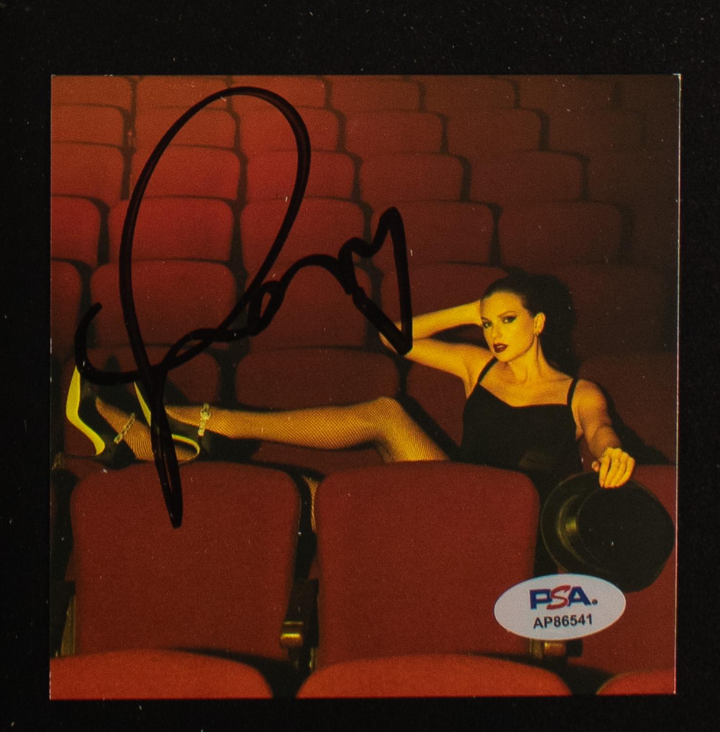 Taylor Swift Signed 'The Life Of A Showgirl' CD Insert in an 8x13 Frame ...