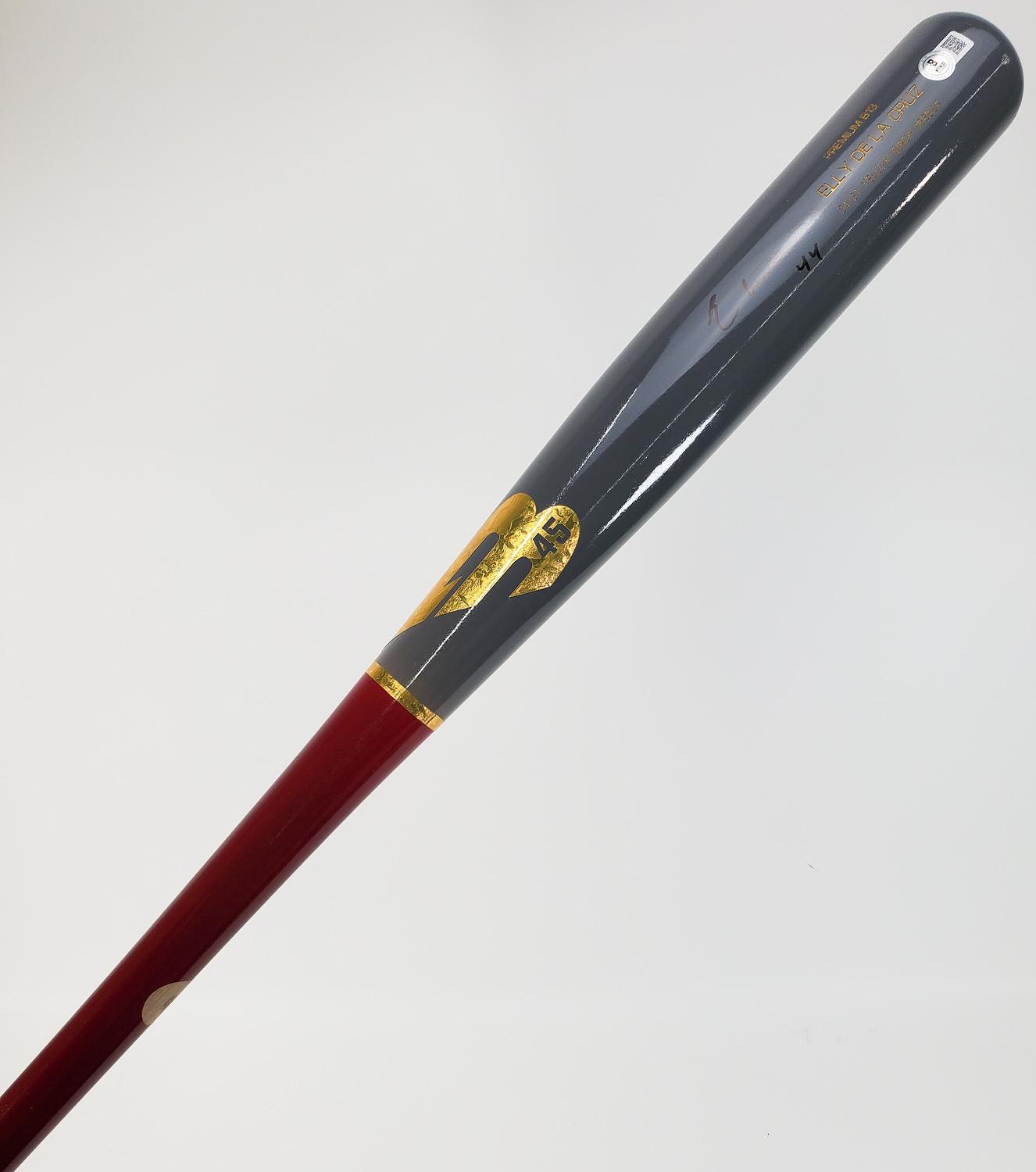 Elly De La Cruz Signed B45 Player Model Baseball Bat (Beckett Witness ...