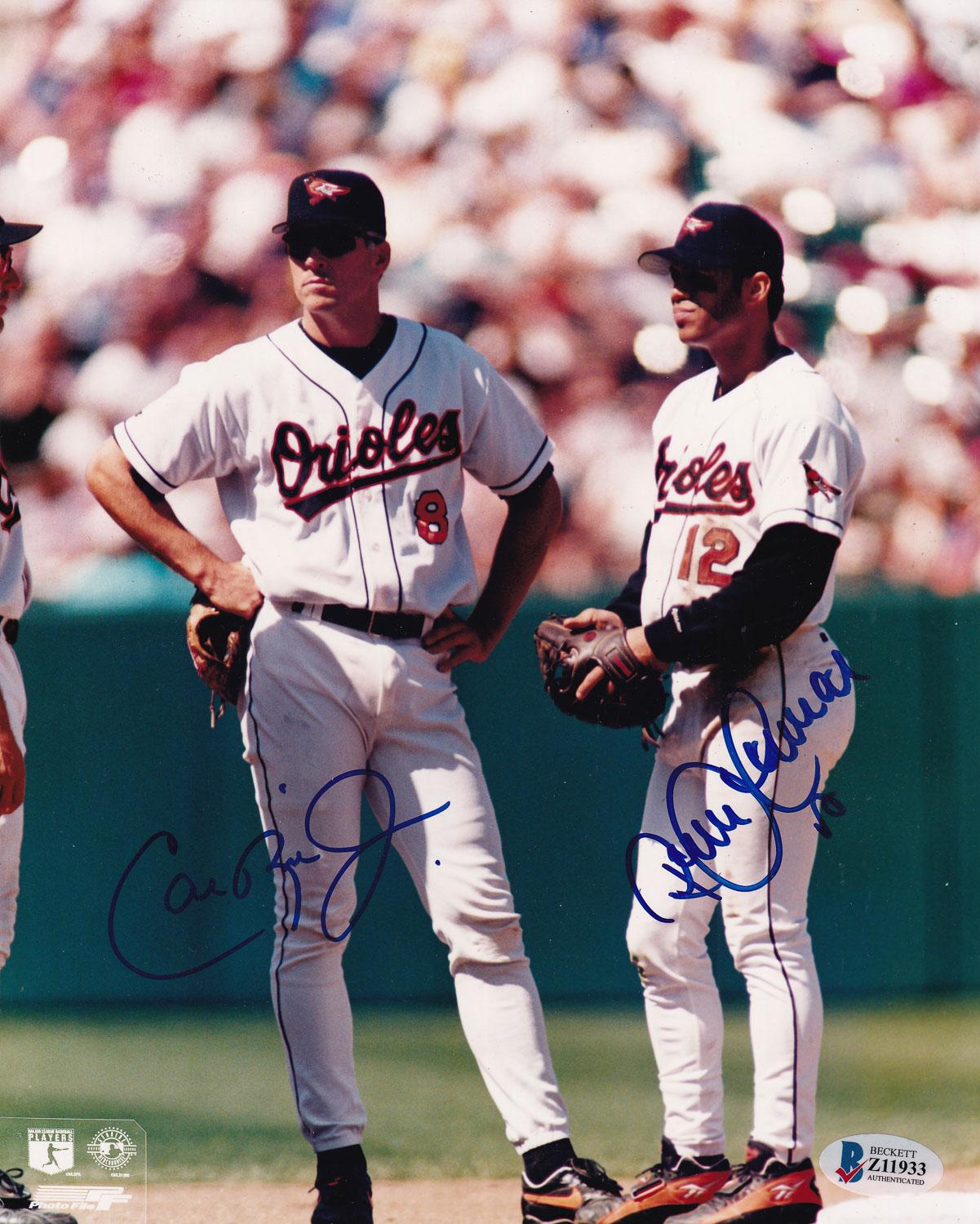 Cal Ripken Jr & Roberto Alomar Signed Baltimore Orioles 8x10 Photo ...