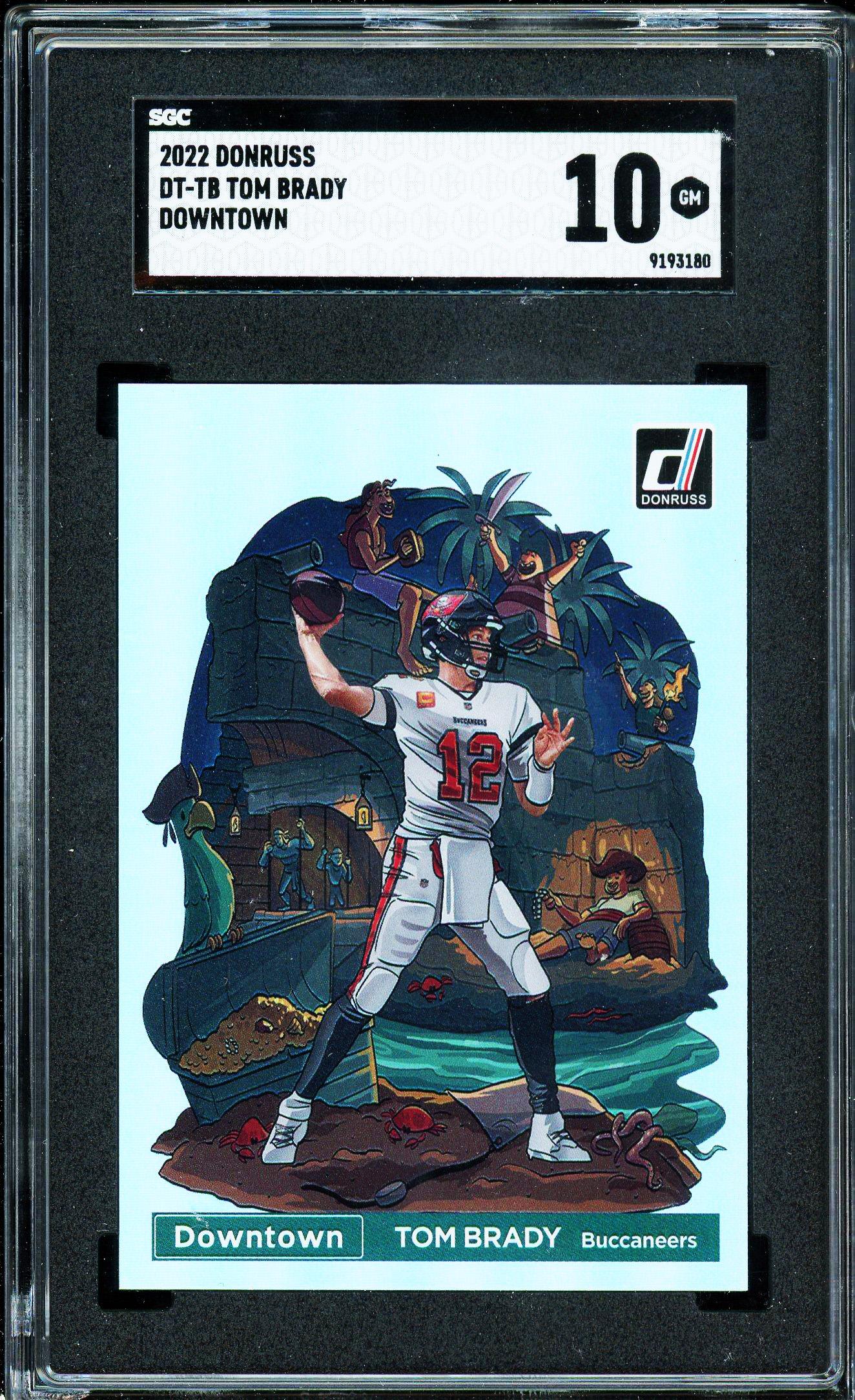 Tom Brady 2022 Donruss Downtown Card SGC Gem Mint 10! | Auction of ...