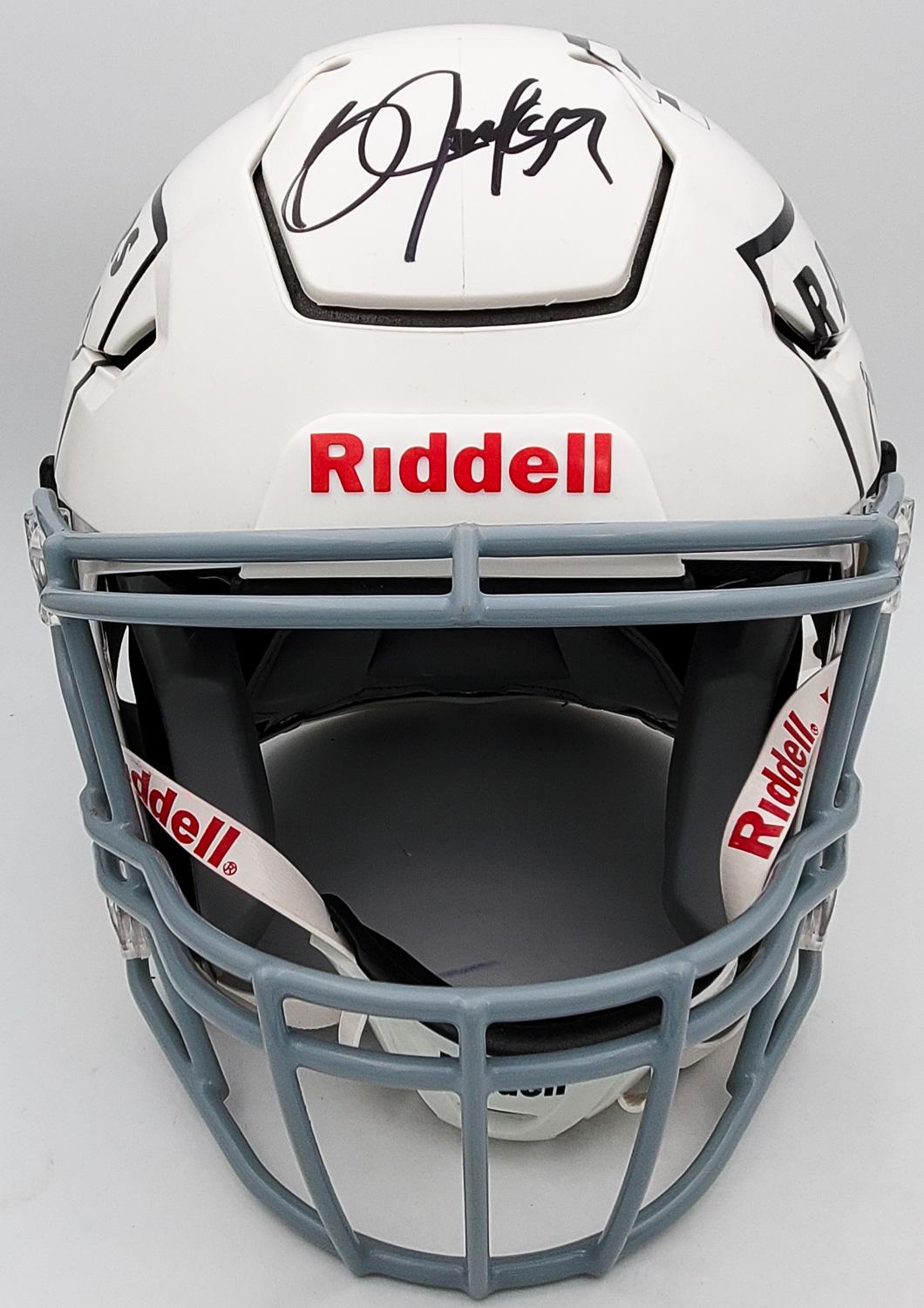 SpeedFlex Helmet: Bo Jackson Signed Full Size Oakland Raiders On Field ...