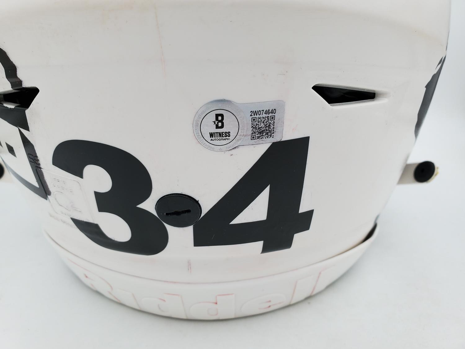 SpeedFlex Helmet: Bo Jackson Signed Full Size Oakland Raiders On Field ...