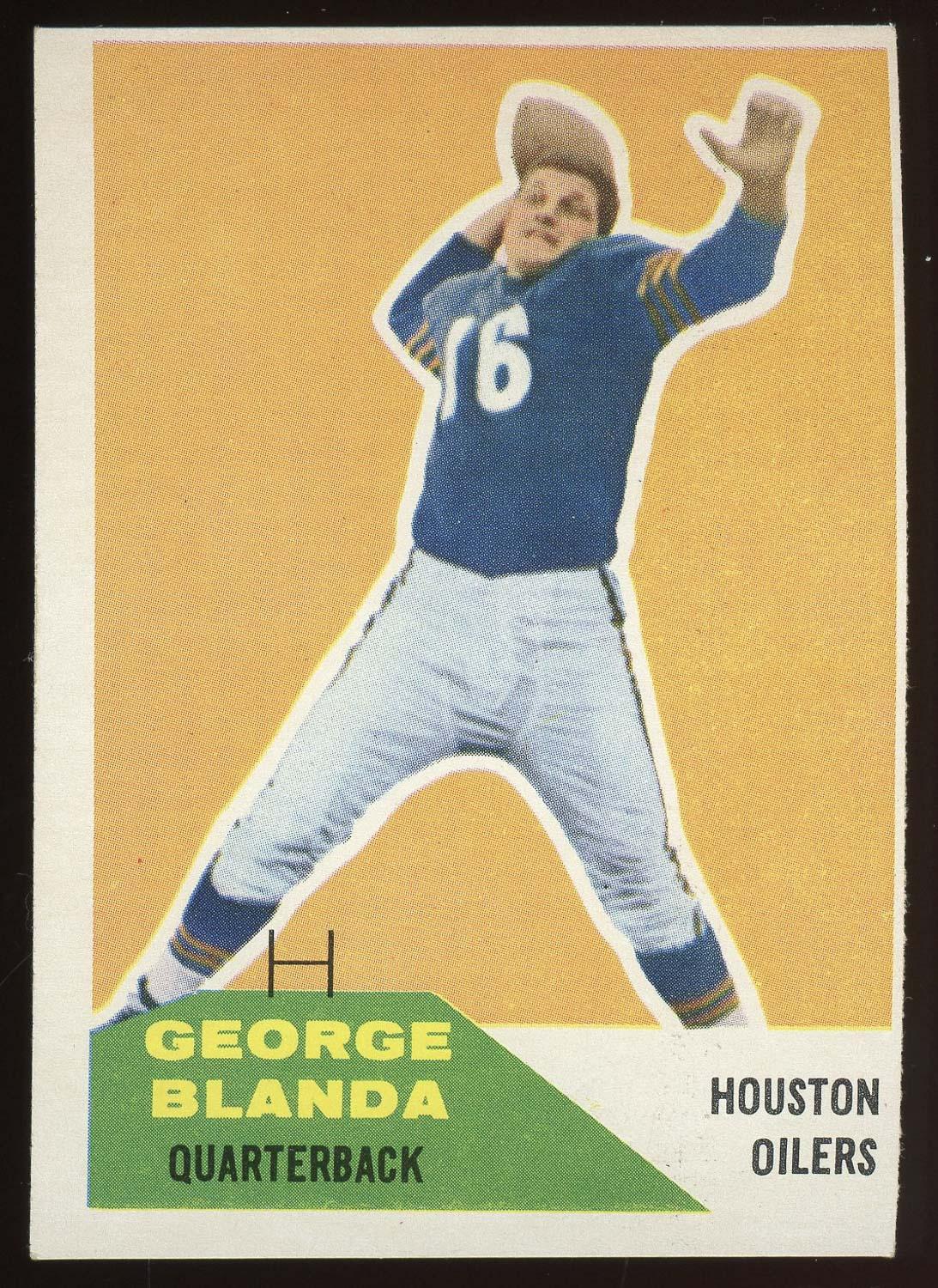 George Blanda 1960 Fleer Card #58 | Auction of Champions