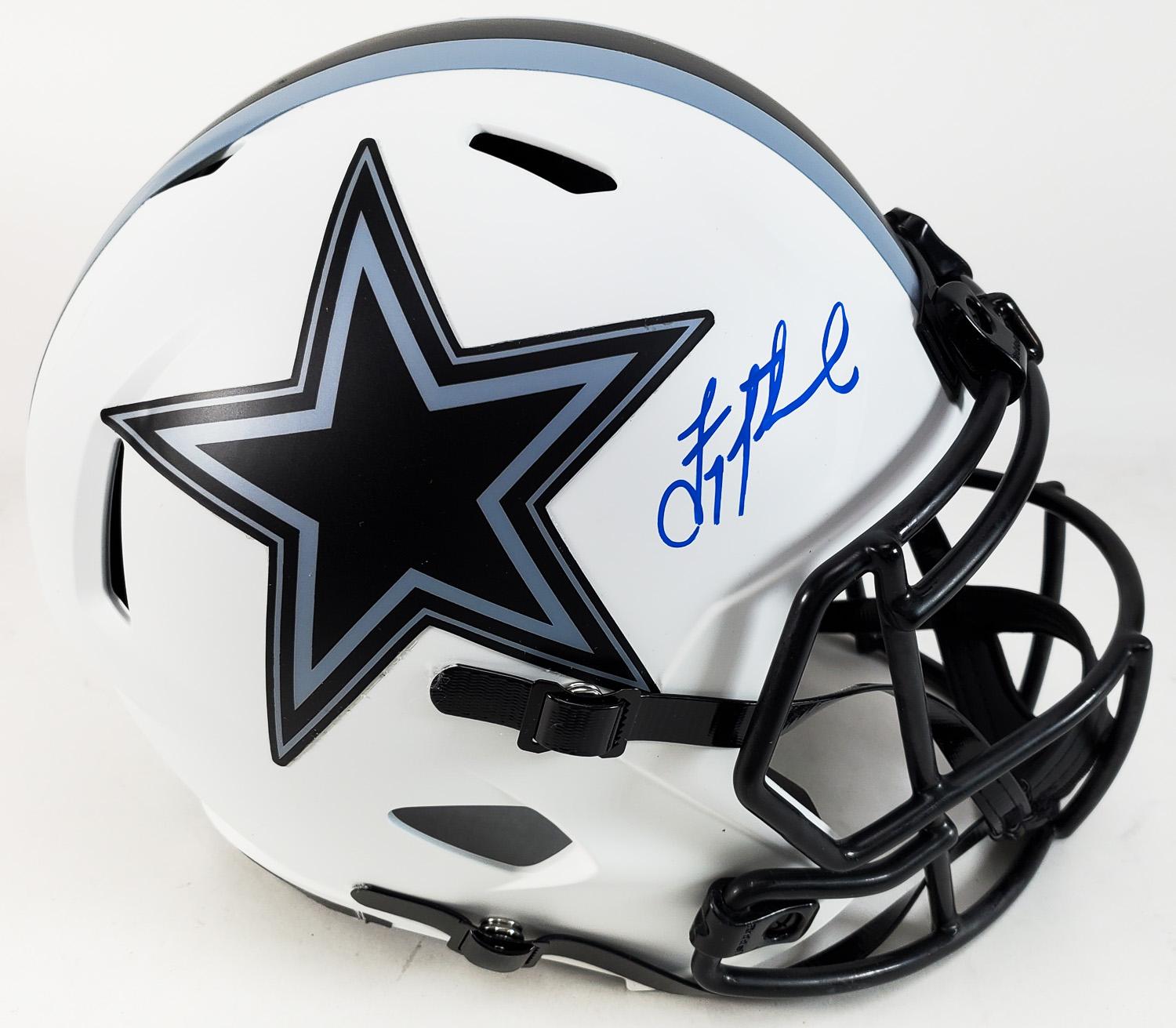 Troy Aikman Signed Full Size Replica Dallas Cowboys Lunar Eclipse Speed ...