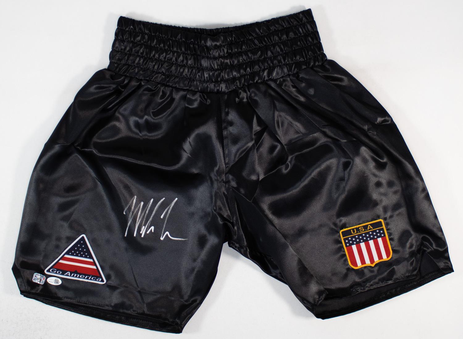 Mike Tyson Signed Boxing Trunks (JSA Witness Certified) | Auction of ...