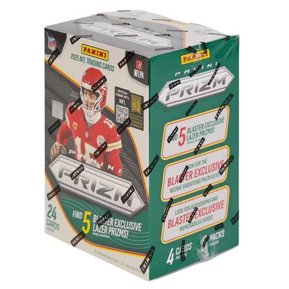 Sealed 2025 Panini Prizm NFL Football Card Blaster Box: Lazer Prizms ...