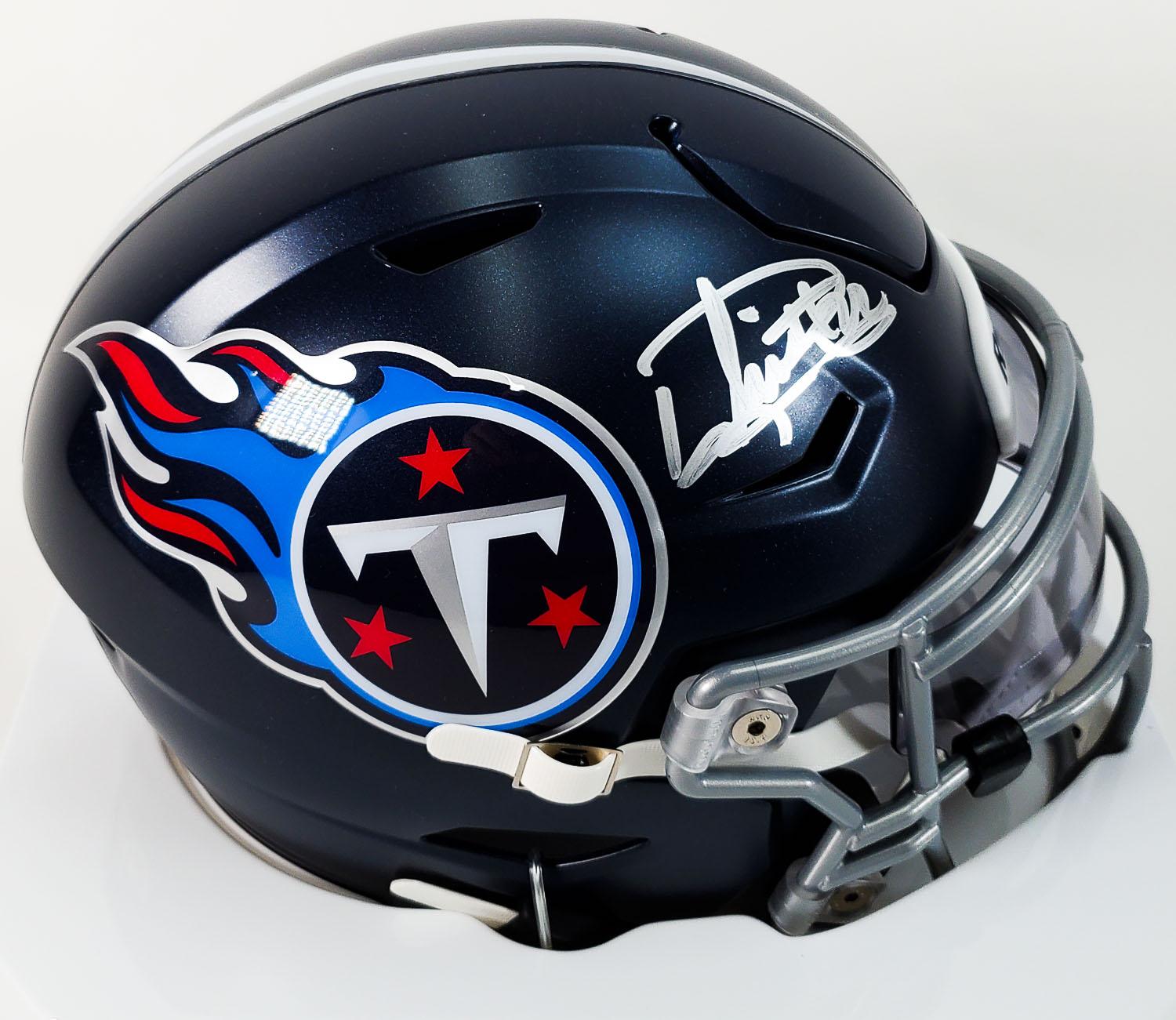 Derrick Henry Signed Tennessee Titans Speedflex Mid Size MIDI Helmet ...