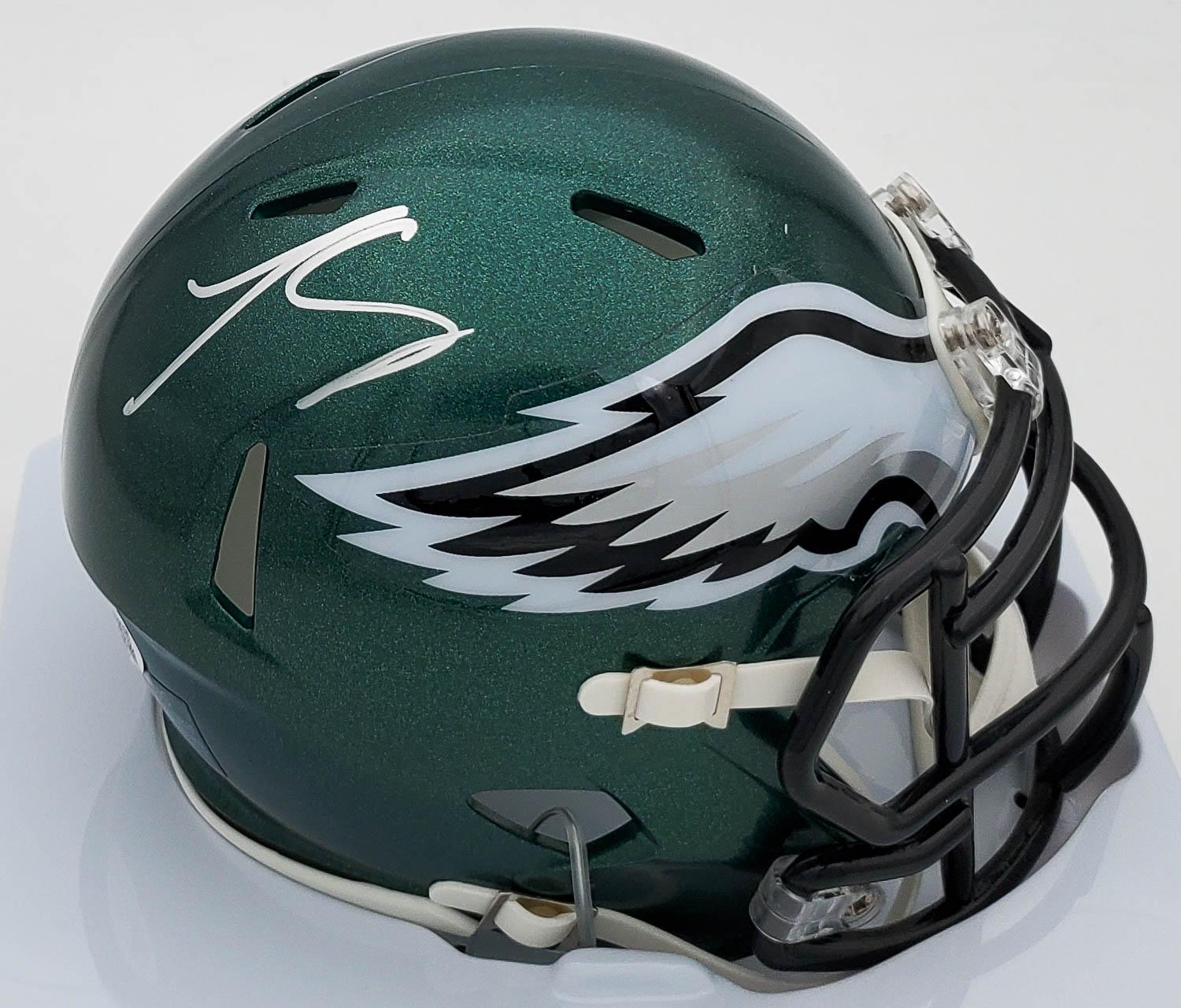 LeSean McCoy Signed Philadelphia Eagles Speed Mini Helmet (JSA Witness ...