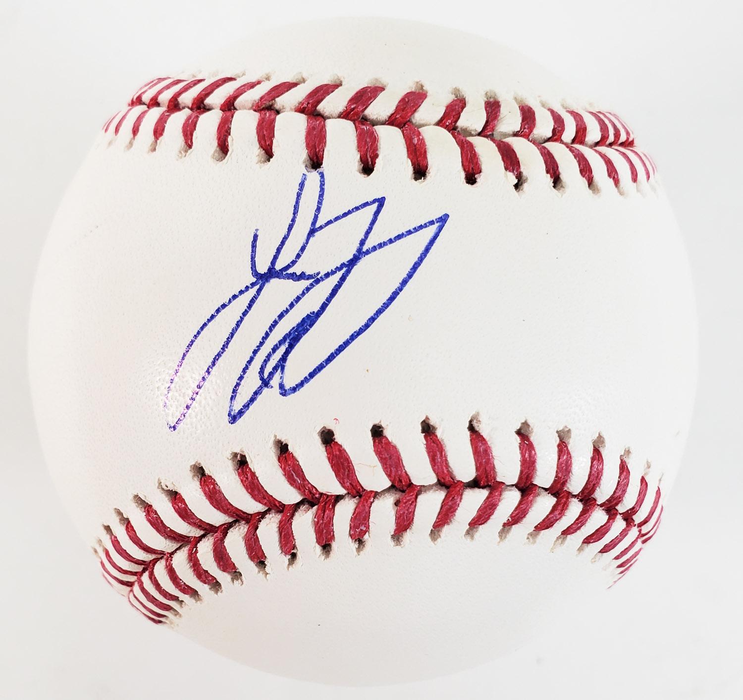 Josue De Paula Signed OML Baseball (Beckett Witness Certified ...