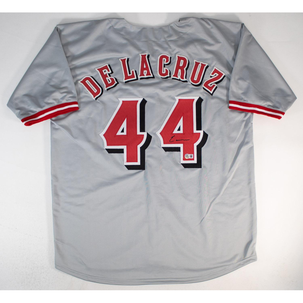 Elly De La Cruz Signed Cincinnati Reds Custom Jersey (Beckett Witness ...