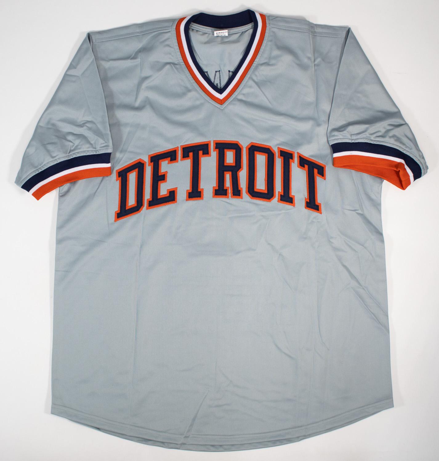 Alan Trammell Signed Detroit Tigers Custom Stat Jersey (JSA Witness COA ...